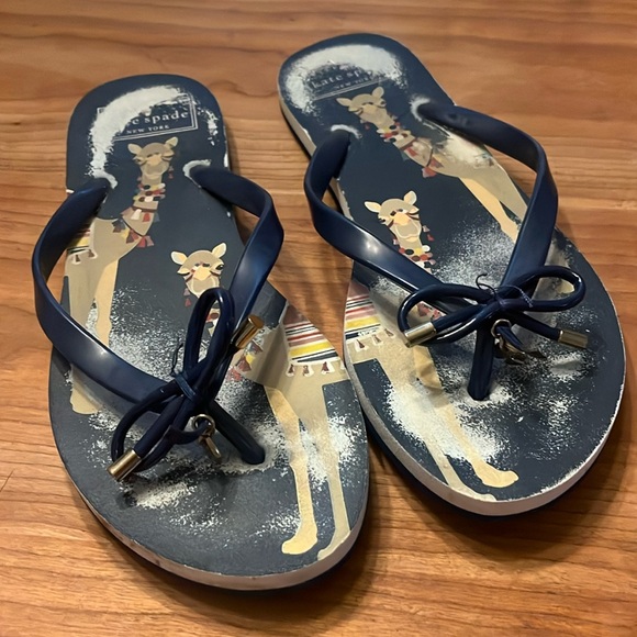 kate spade | Shoes | 78 Kade Spade Flip Flops With Bow | Poshmark